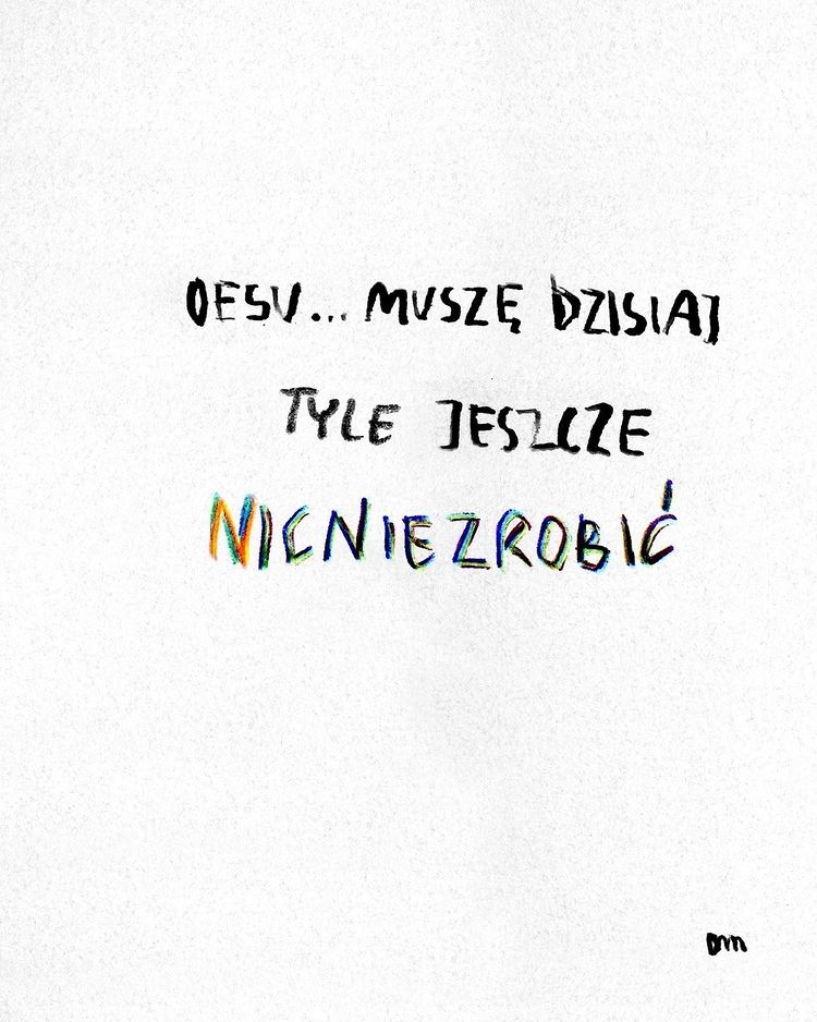 Damięcka zadrwiła ze świątecznych zachowań Polaków. Zobacz rysunek!
